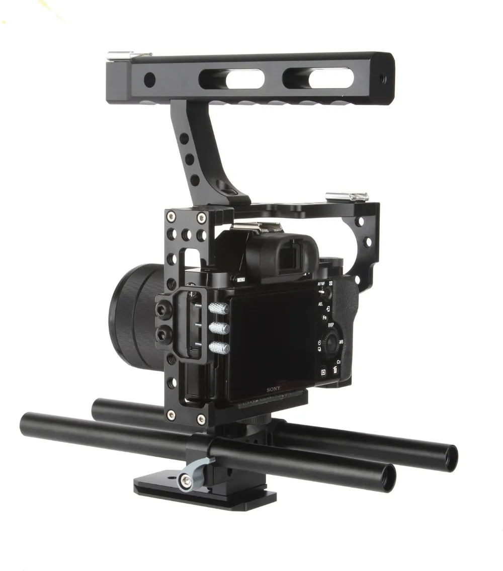 DHgate.com:202415mm Rod DSLR Camera Rig Cage Kit with Top Handle Grip ...