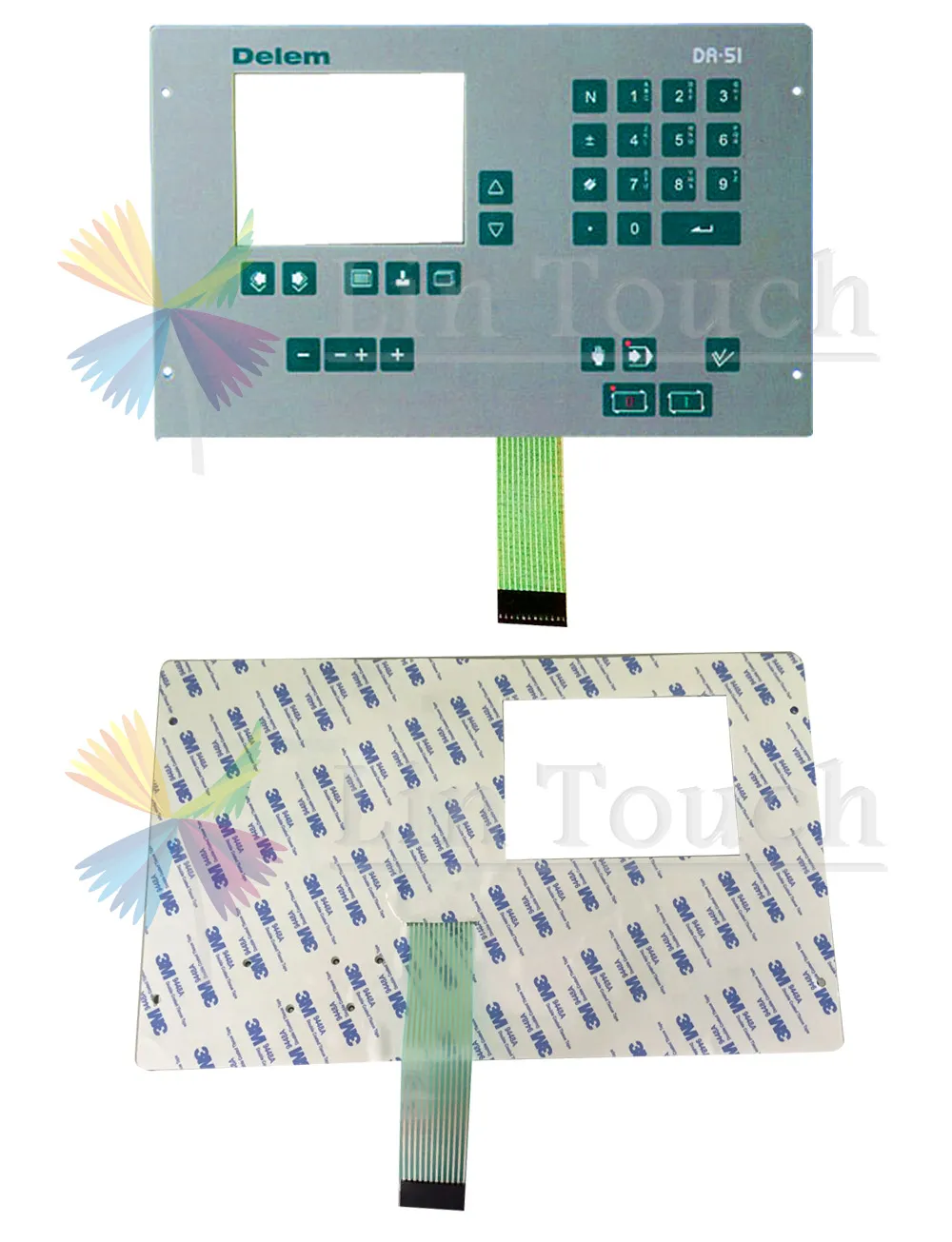 NEW DELEM DA 51 DA51 DA 51 HMI PLC Membrane Switch لوحة المفاتيح لوحة ...