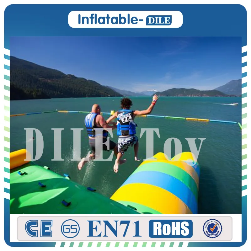 12*3m Inflatable Water Pillow Inflatable Water Blob Jump Bag Inflatable ...