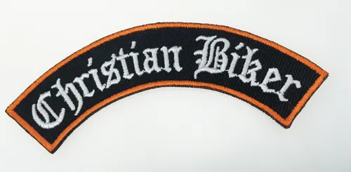 Christian Biker Rocker Patch High Quality Embroidered Iron On Or Sew On ...