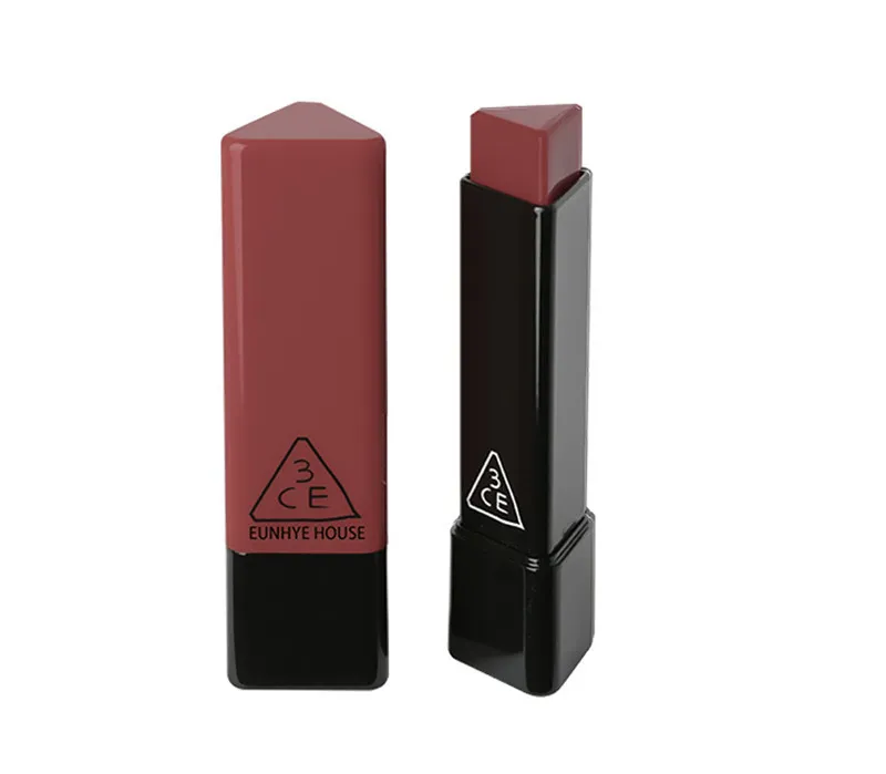 Korean Lipsticks Matte Stick Lipstick With Triangle Tip, Creamy Texture ...