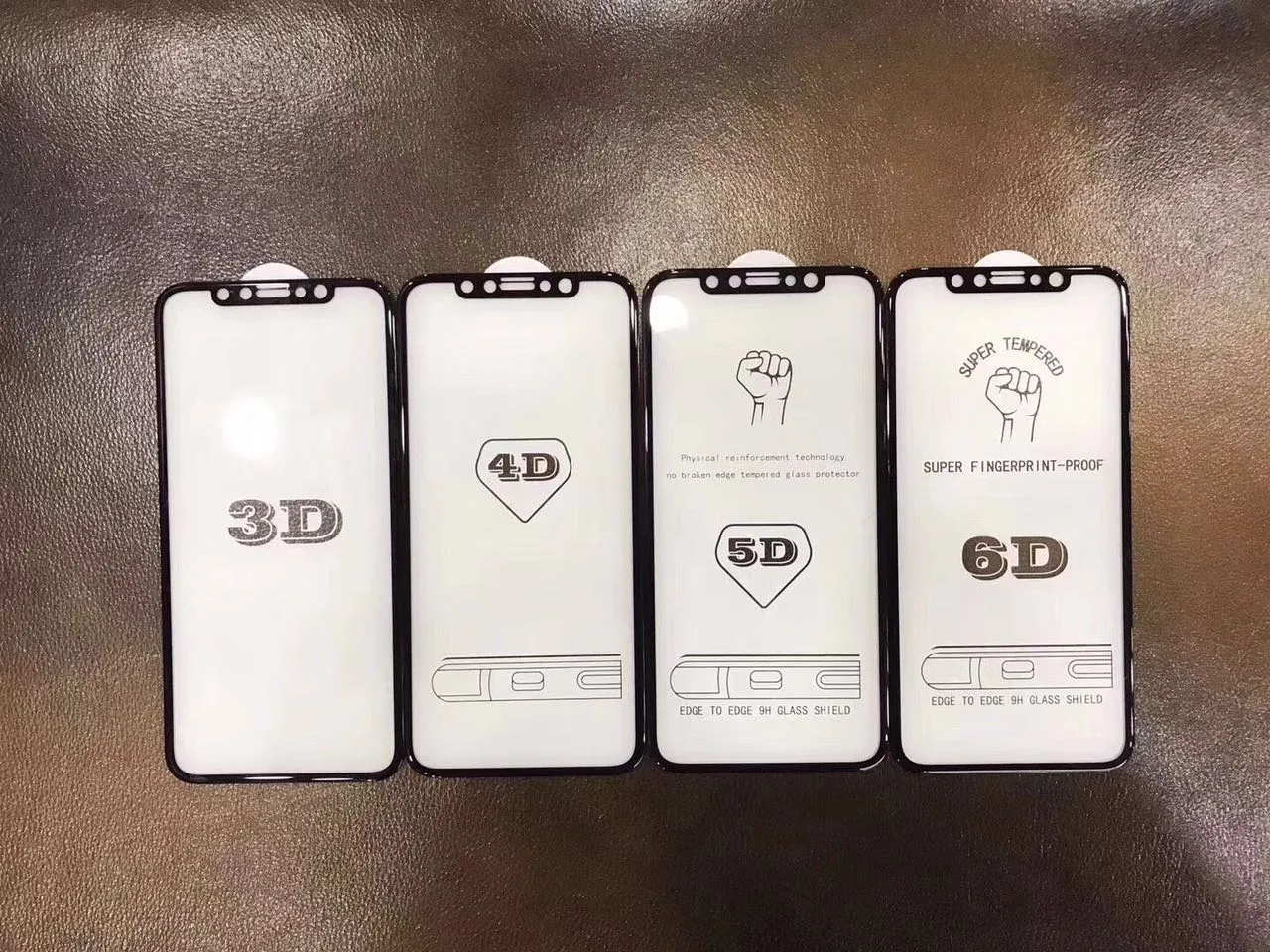 Curved Full Screen Tempered Glass 9d Screen Protector X 4D Tempering ...