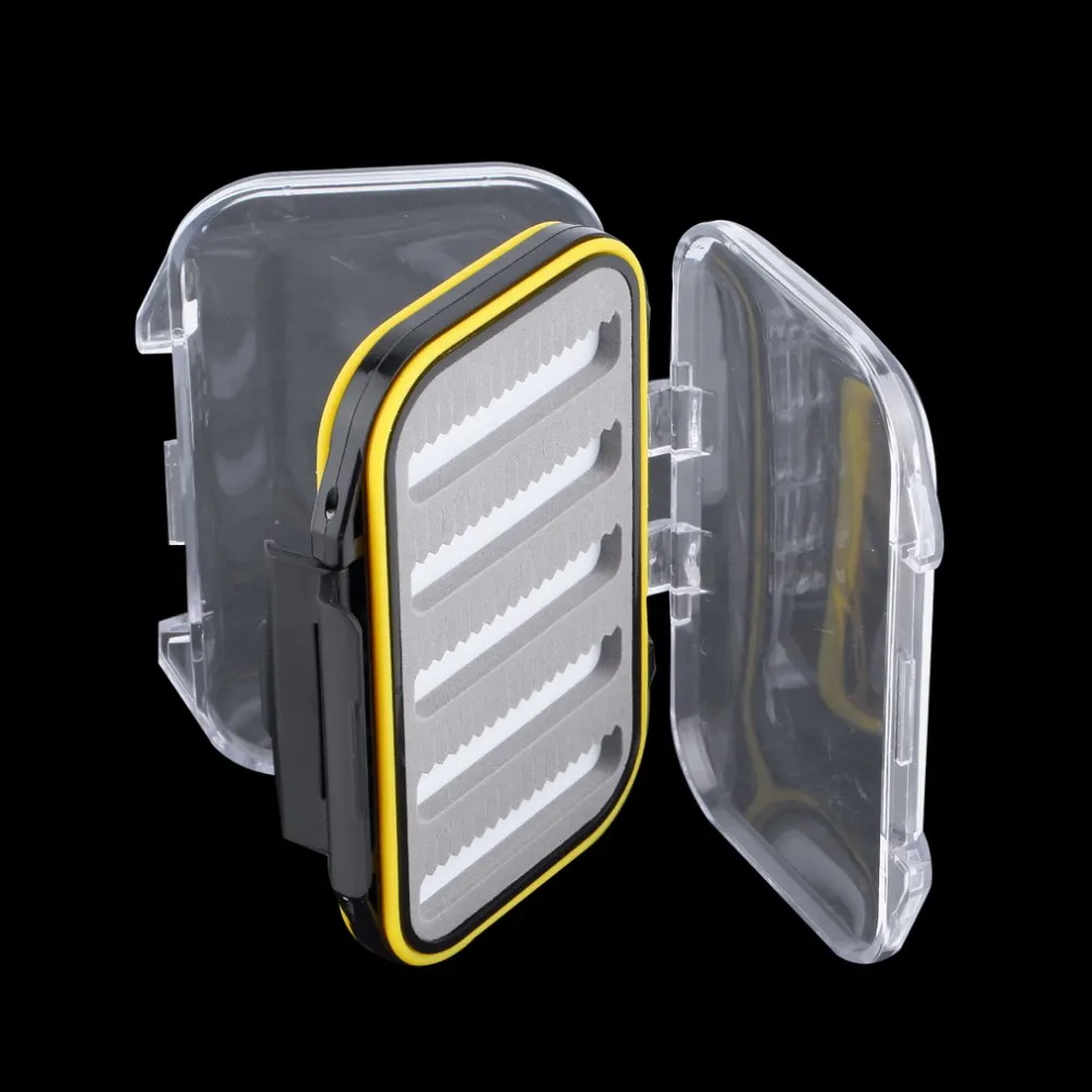 Waterproof Fly Fishing Box, Double Sided Clear Slit Foam, Plastic ...