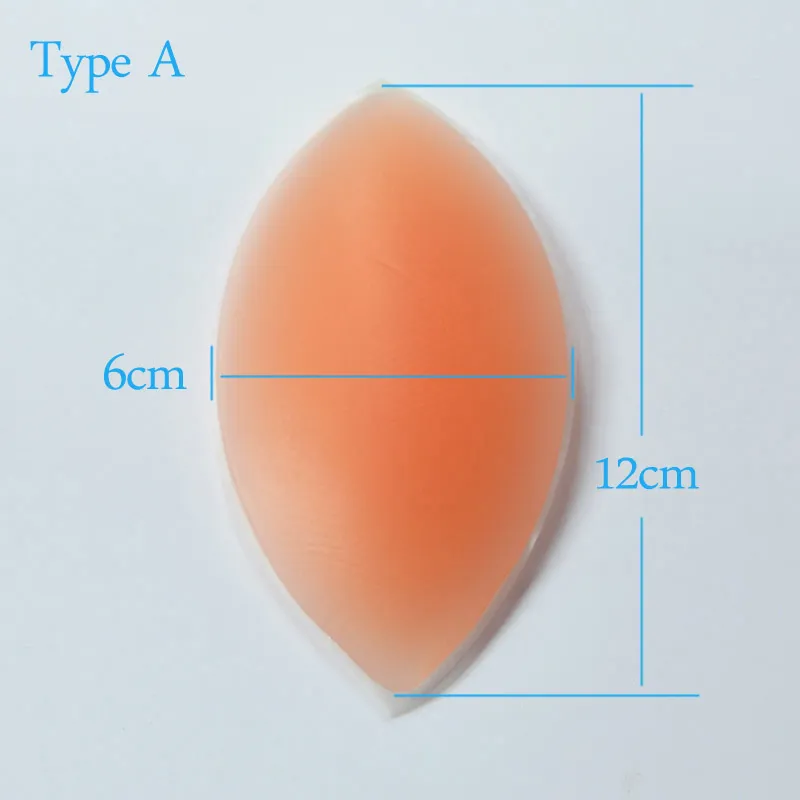 Silicone Bra Gel Inserts For Push Up Enhancement Invisible Silicone ...