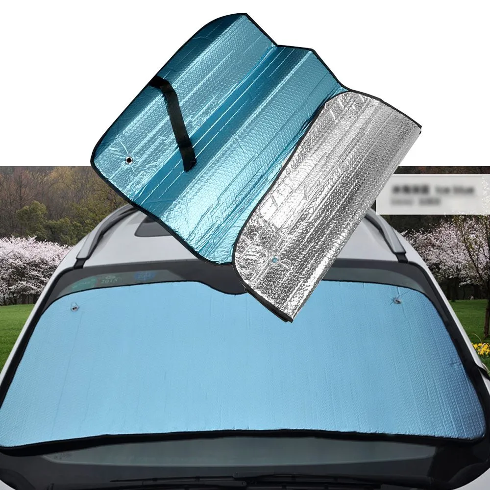 145*70CM Heat Block Car Windscreen Visor Cover Auto Front Window ...