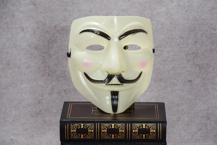 V For Vendetta Masks, Set Of 100 Pink Blood Scar Masquerade Masks For ...