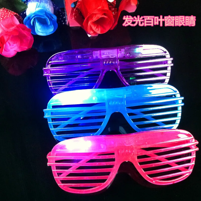 Party Glowing Glasses Luminous Star Glitter Heart Shaped Scenography ...