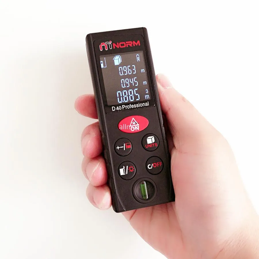 DHgate.com:D40 40M Mini Laser Distance Meter, Rechargeable Digital ...