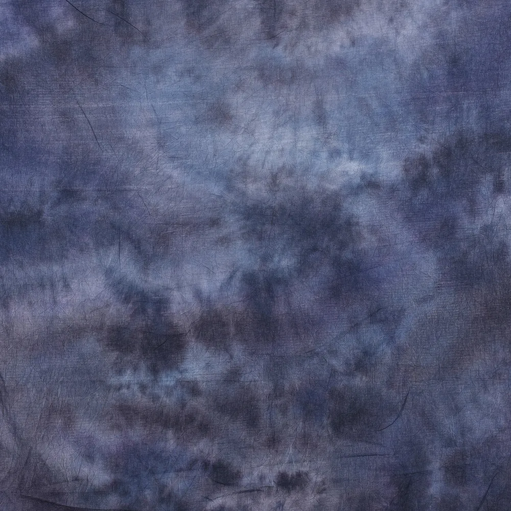 Retro Blue-Grey Photography Backdrop - 3x3.6m Muslin, Tie-Dyed ...