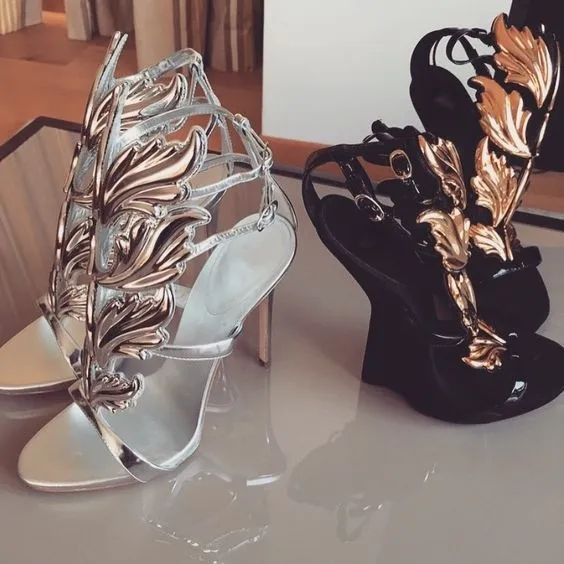 Bulk Designer Bling Rhinestone Angel Wings High Heels Sexy Gold Plated ...