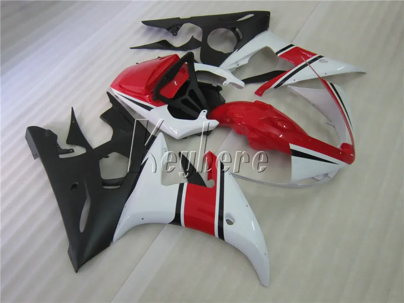 DHgate.com:Yamaha R6 2003-2005 Red White Black Fairing Kit, Plastic ...