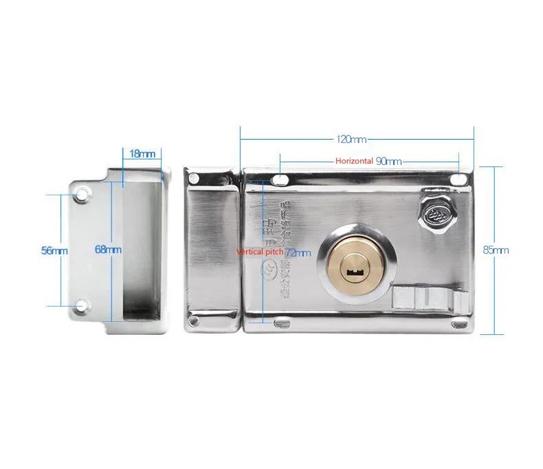 A Style Exterior Door Security Lock Anti Theft Lock Super Class B ...
