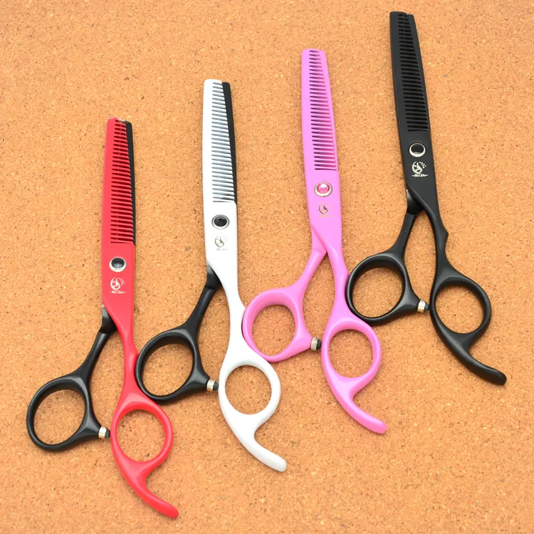 Meisha JP440C Pink Hairdressing Scissors Professional 6.0 Inch Thinning ...