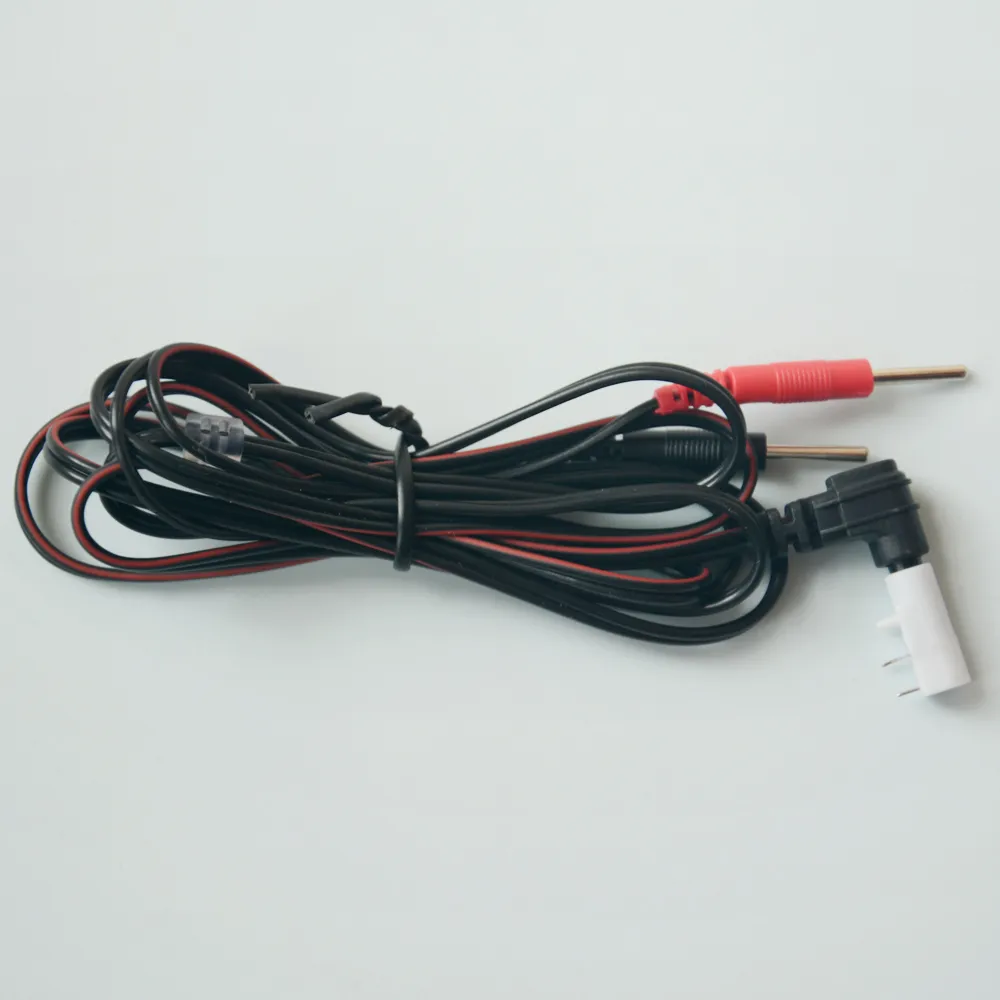 0mm Tens Electrode Lead Wires | 2.35mm DC Plug | Medical Grade Material ...