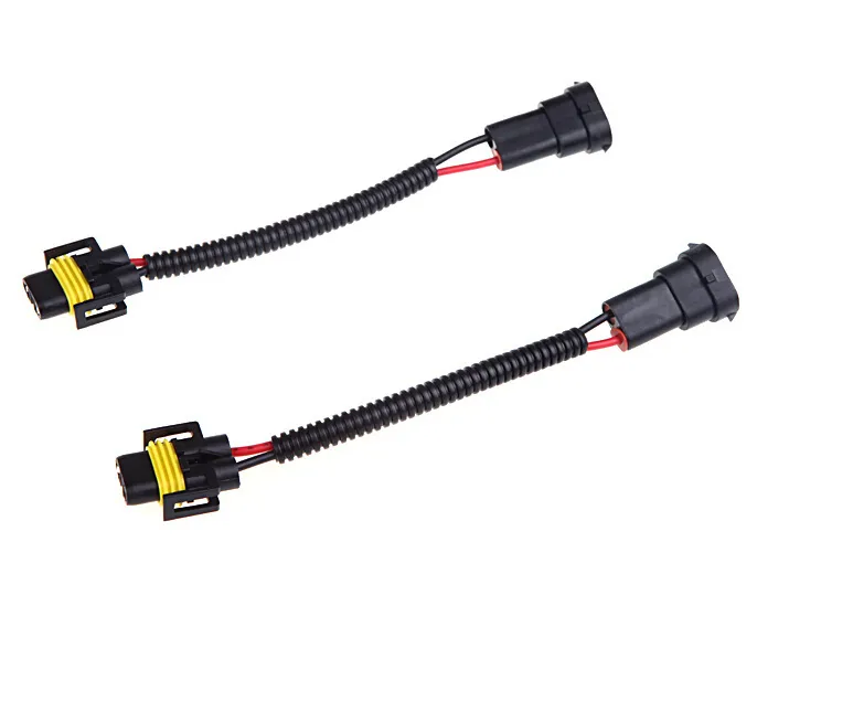 H8 Fog Light Bulb Connector Set Automotive Wire Harness Socket Adapter ...