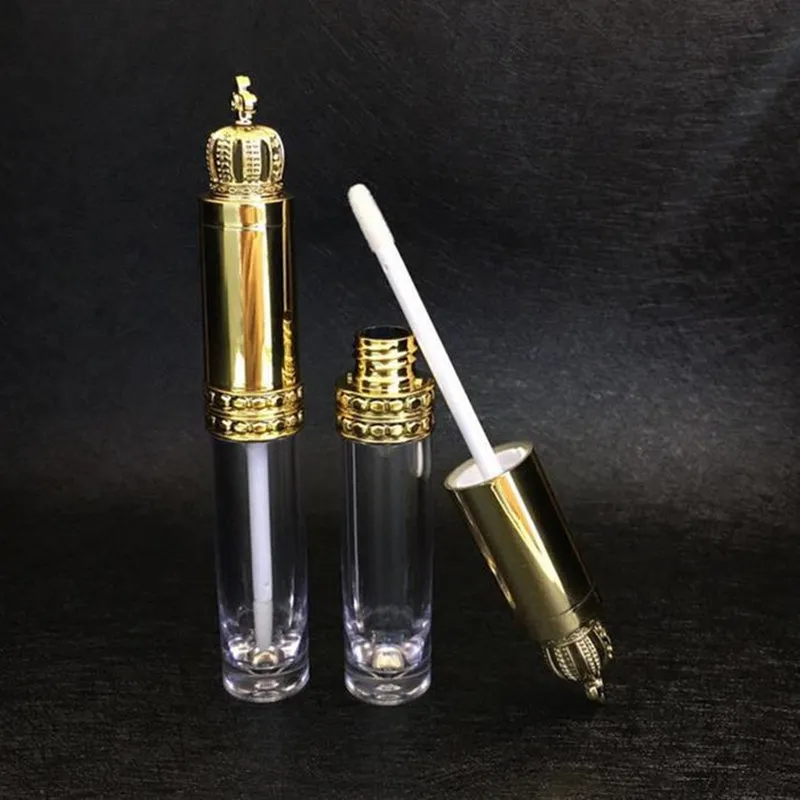 Transparent Lip Gloss Tubes With Crown Lids 8ml Lipstick Containers ...