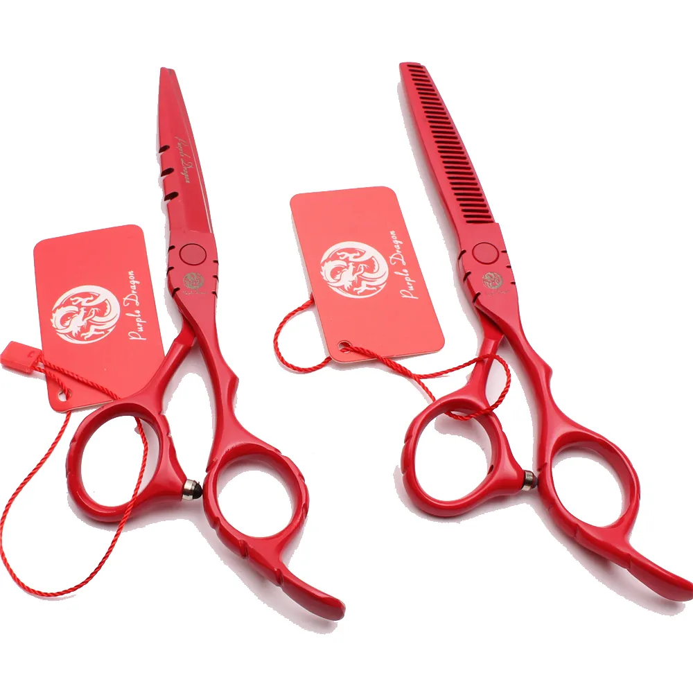 Professional Barbers Hitachi Hair Scissors Japan Purple Dragon Red, 5.5 ...