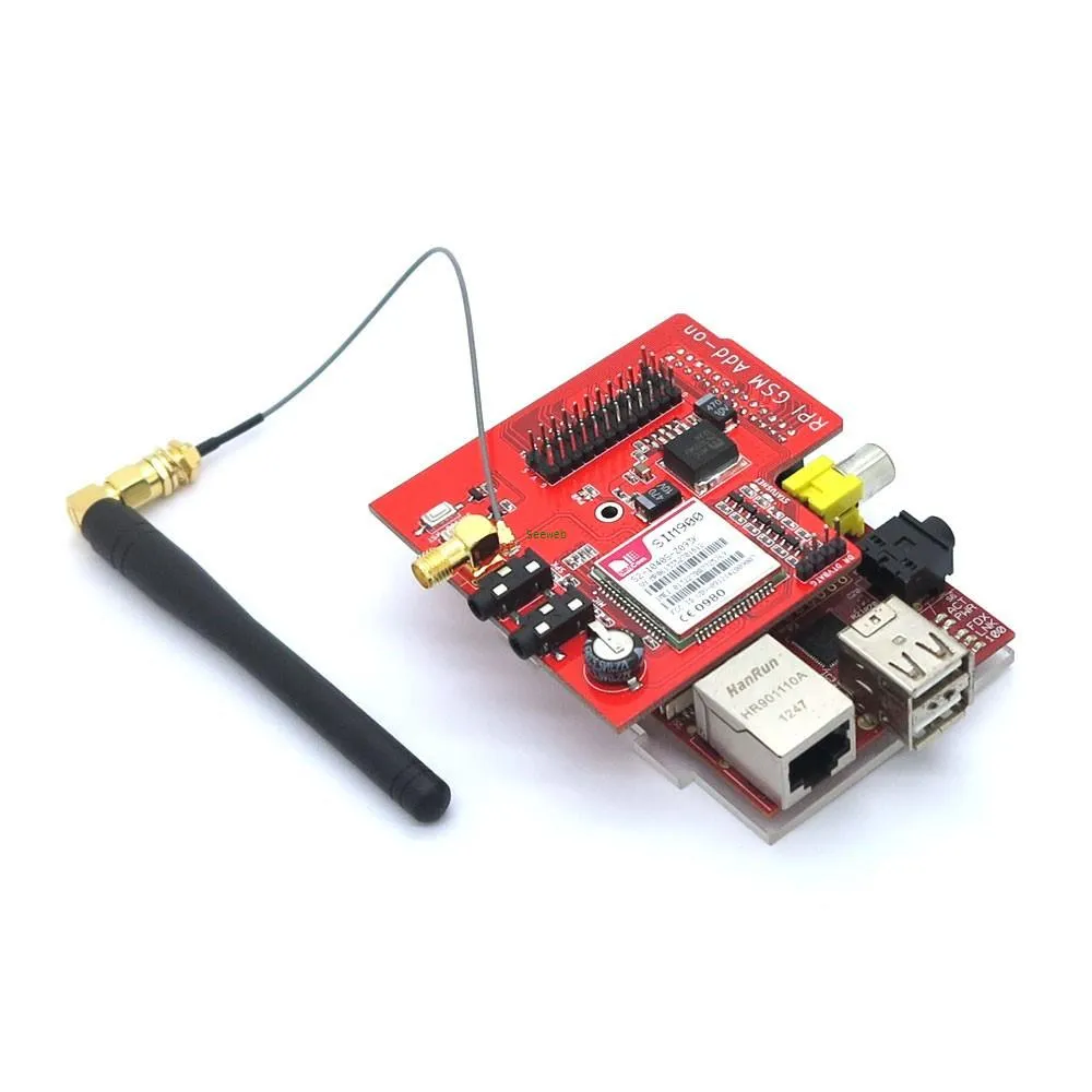 GSM/GPRS Development Board With SIM900 For Raspberry Pi 2 B And B Plus ...