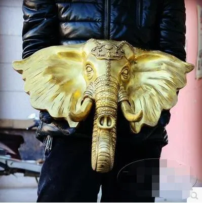 A Copper Short Nose Elephant Like Auspicious Lucky Wang Feng Shui Home ...