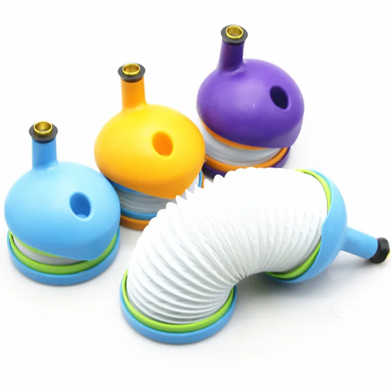 Bukket Flexible Plastic Smoking Pipes Strench Caterpillar Shiha ...