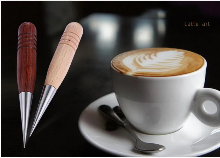 Barista Cappuccino Espresso Coffee Decorating Latte Art Pen Tamper ...