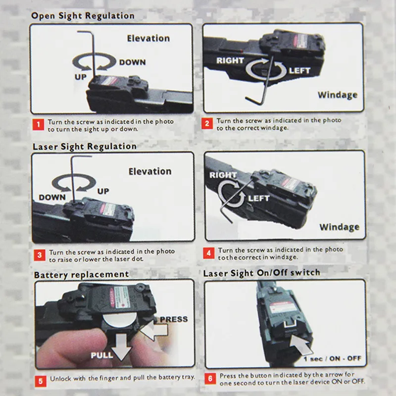 Mini Tactical Red Dot Powerful Laser Light Flipkart For Glock 17/18c/22 ...