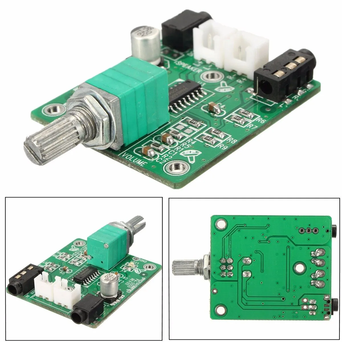 PAM8406 Class D Audio Amplifier Board 2 Channel 5W+5W Stereo Amp ...