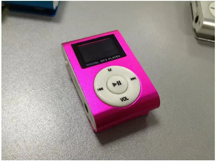 MP3 Player Mini Clip Music Player With LCD Screen Support Micro TF/SD ...