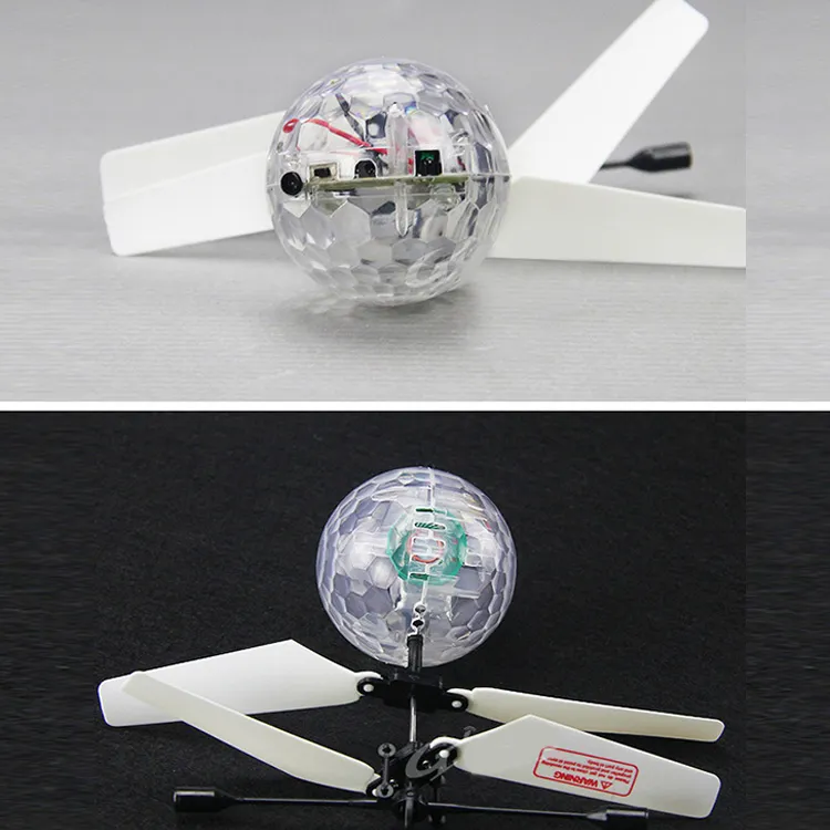 2024 UFO Induction Suspension Flying Ball, LED Luminous RC Aircraft ...