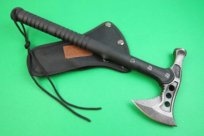 Outdoor Axe & Camping Shovel Multi Tool: Compact EDC Tool for Hiking ...