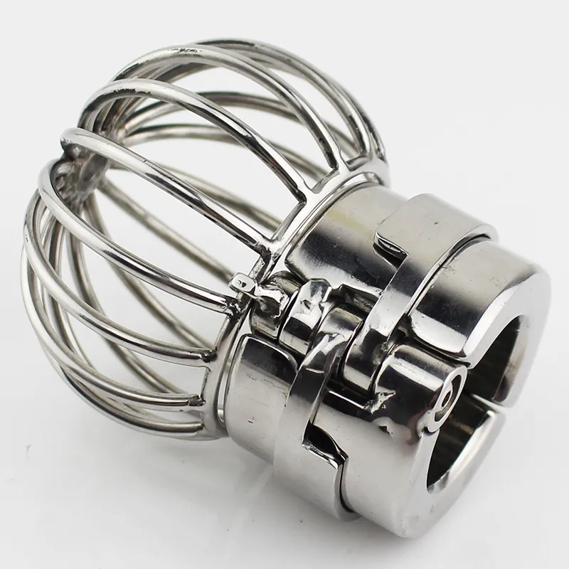 New Stealth Lock Design Scrotum Pendant Stainless Steel Ball Stretchers