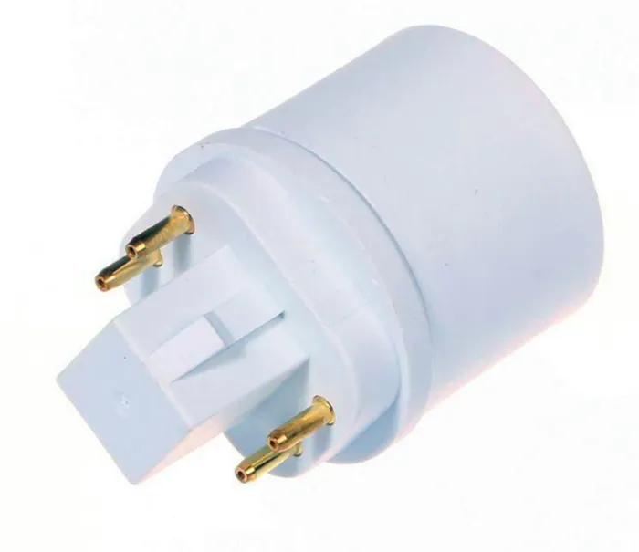 4 Pin Electrical Connector To E26 Bulb Socket Adapter: Converts 4 Pin ...