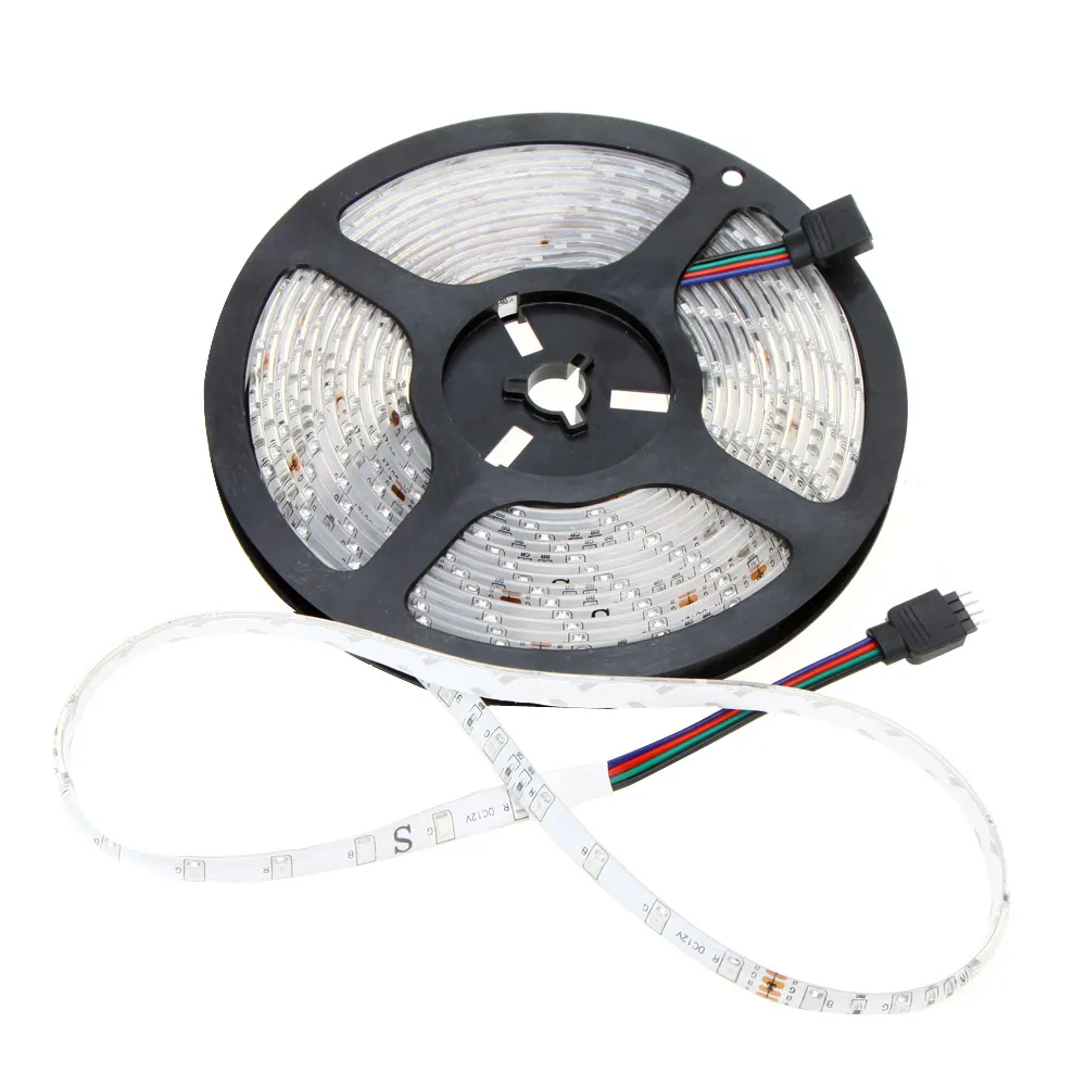 Waterproof RGB LED Strip Lights 5M SMD 3528 300 LEDs, 44 Key Remote ...