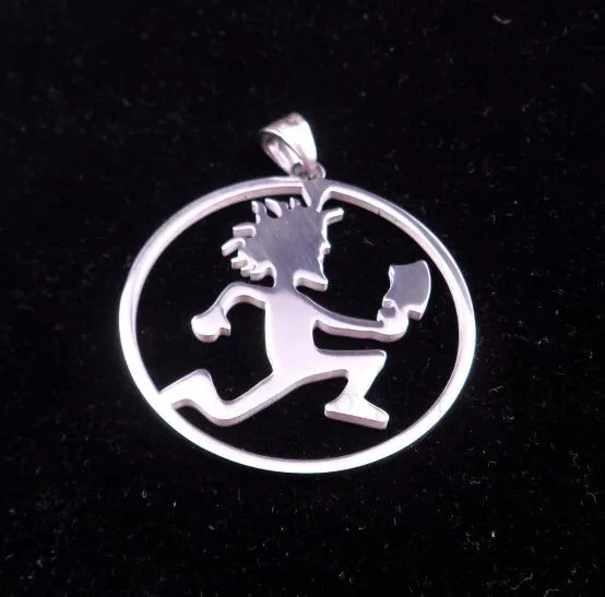 ICP Jewelry Punk Stainless Steel Hatchetman Pendant Necklace Round ...