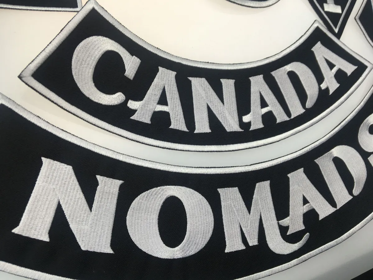 Original Rock Machine Motorcycle Embroidery Biker Badge Large Size ...