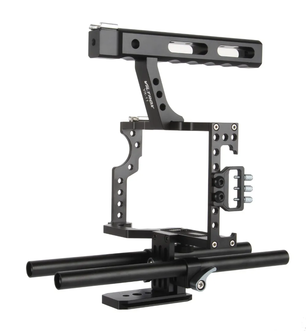 DHgate.com:202415mm Rod DSLR Camera Rig Cage Kit with Top Handle Grip ...