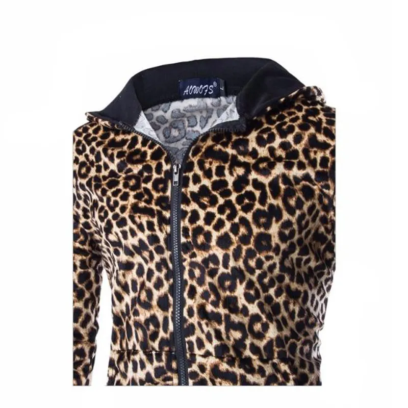 Men Sportswear Hoodie And Joggers Set Leopard... From Oldriver, $46.23 ...