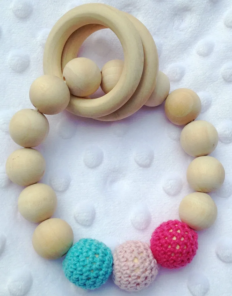 DHgate.com:Wooden Baby Teether Bracelets: Safe, Eco-Friendly Teething ...