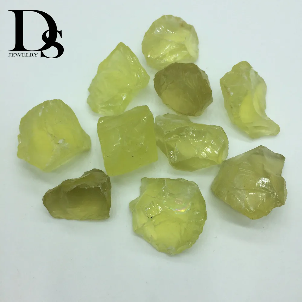 DHgate.com:Citrine Lemon Yellow Quartz Rough Stones, 3pcs Natural Raw ...