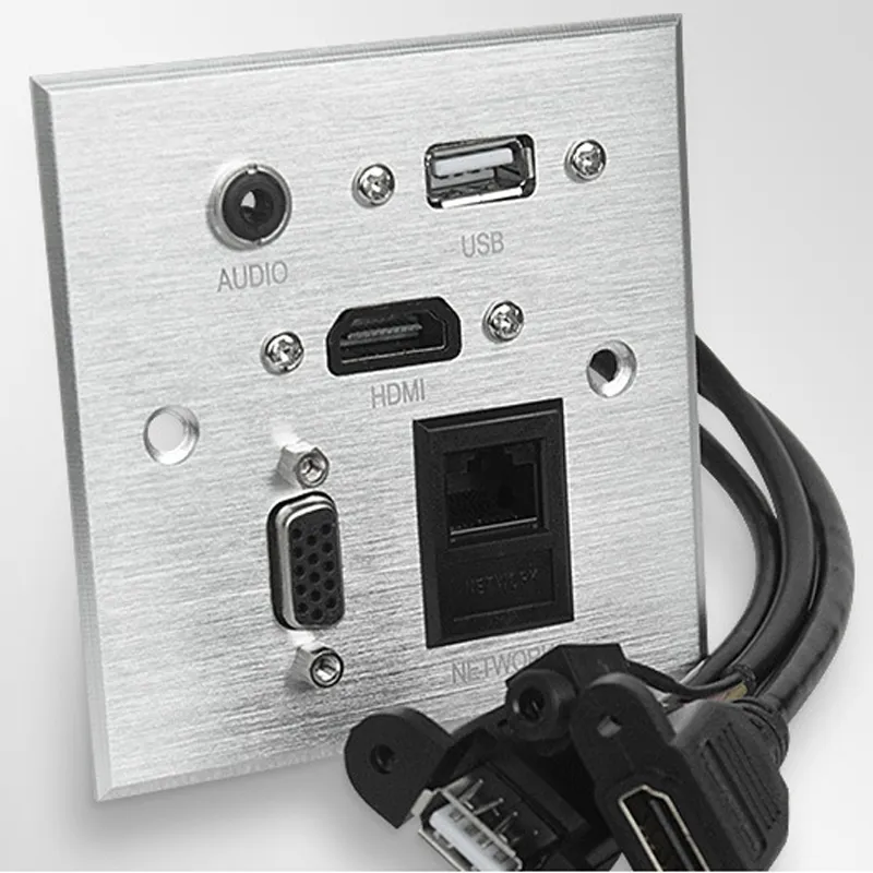 DHgate.com:Aluminum Multimedia Panel Socket - Multifunctional ...