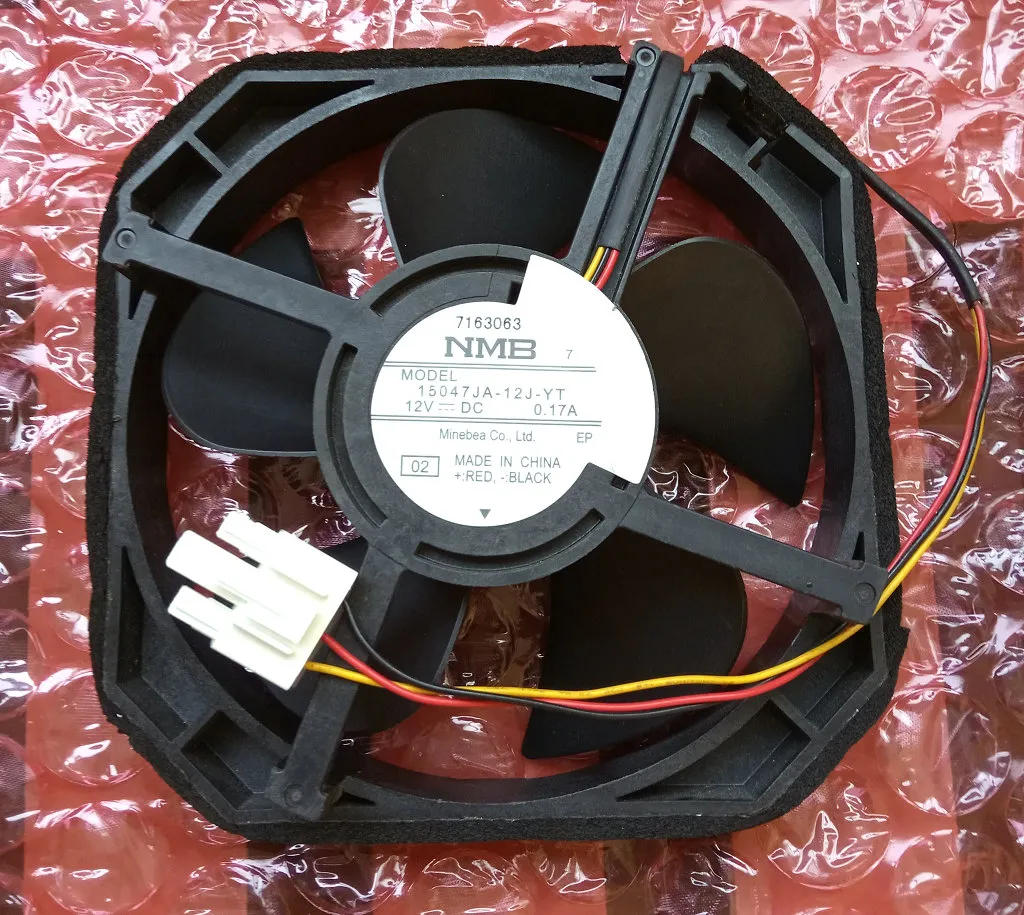 GenuineNMB Refrigerator Cooling Fan - 15cm, 12V 0.17A, 15047JA-12J-YT ...