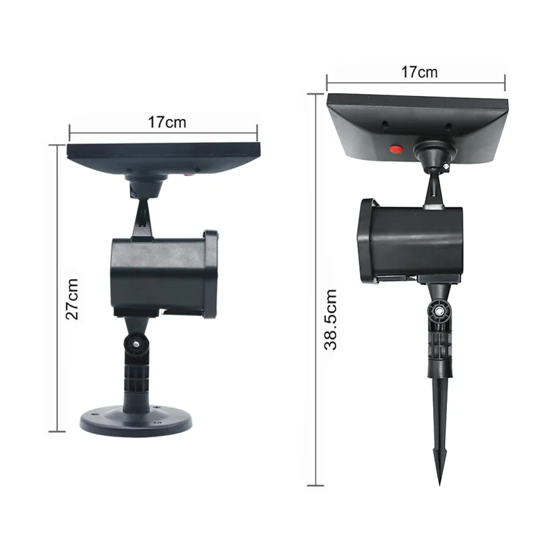 Solar Powered Red & Green LED Lawn Lights For Christmas, Party, Garden ...