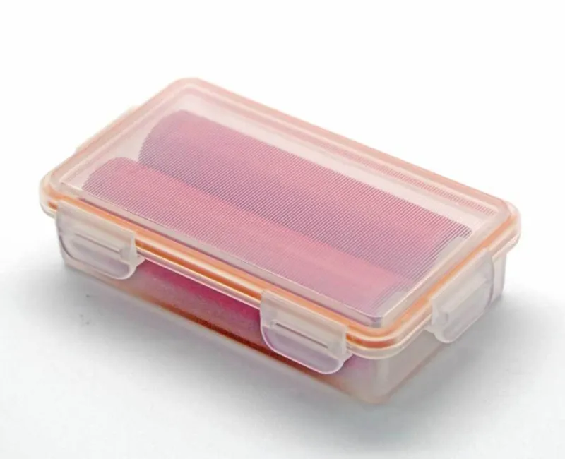 Battery Case Holder For 2x18650 & CR123A Batteries Waterproof Plastic ...