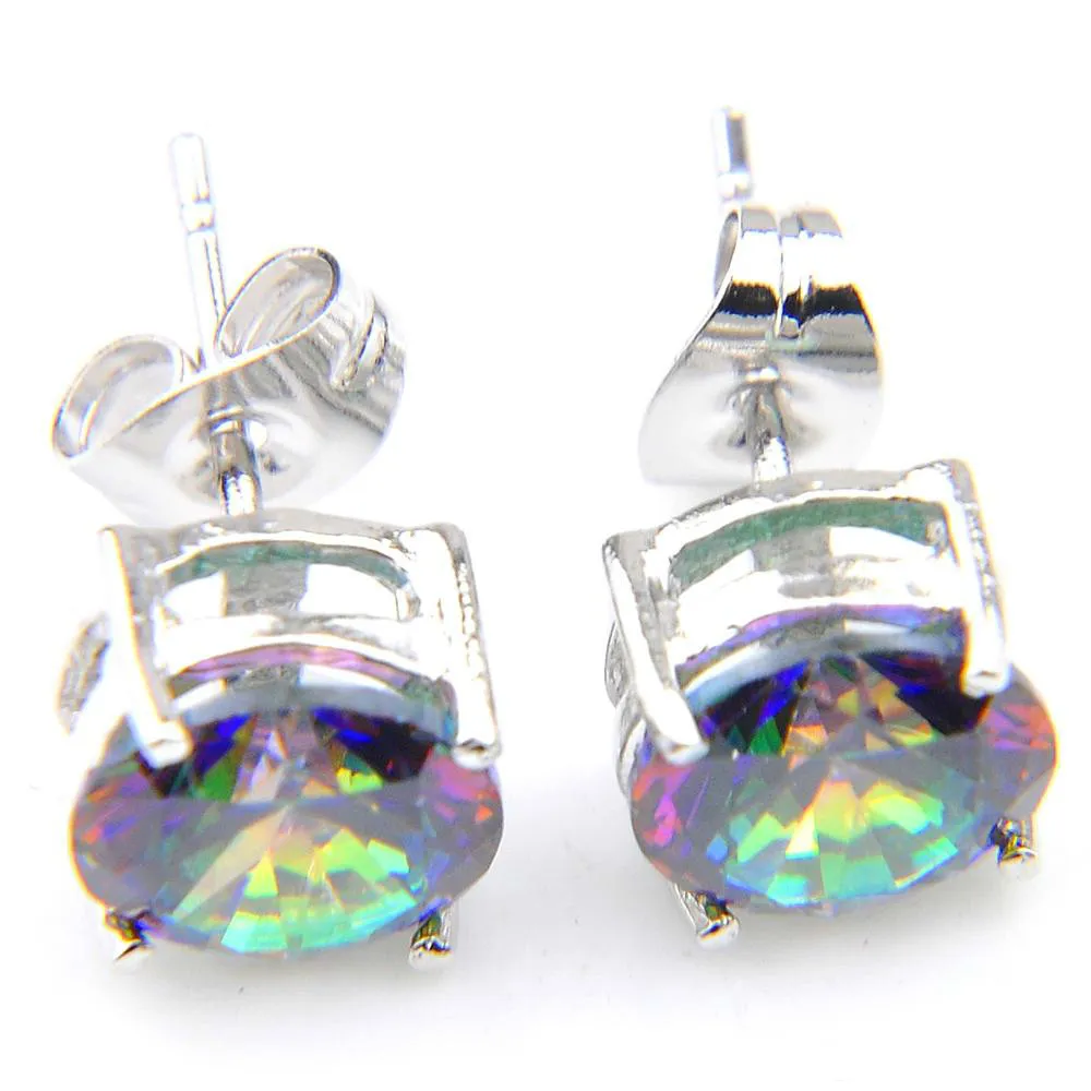 Of Shiny Colored Mystic Topaz Gemstones In 925 Sterling Silver Plating ...
