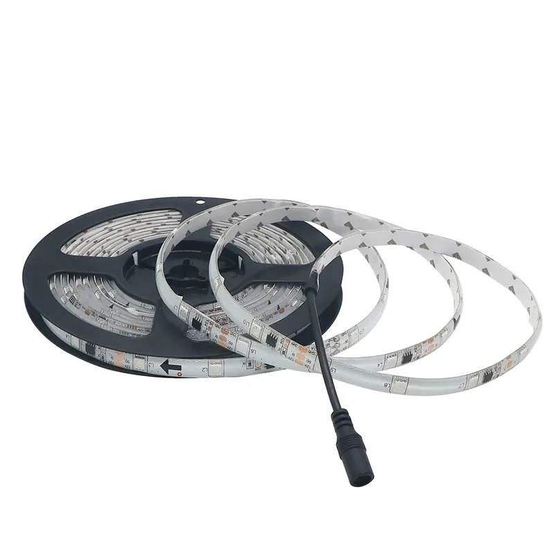 WS2811 LED Strip Lights, 12V 30 LEDs/M, 5050 SMD RGB Dream Color Changing, Flexible Ribbon Strip ...