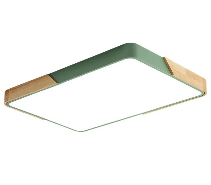 Rectangle LED Ceiling Lights 5cm Slim Metal Surface Mounted for Foyer ...