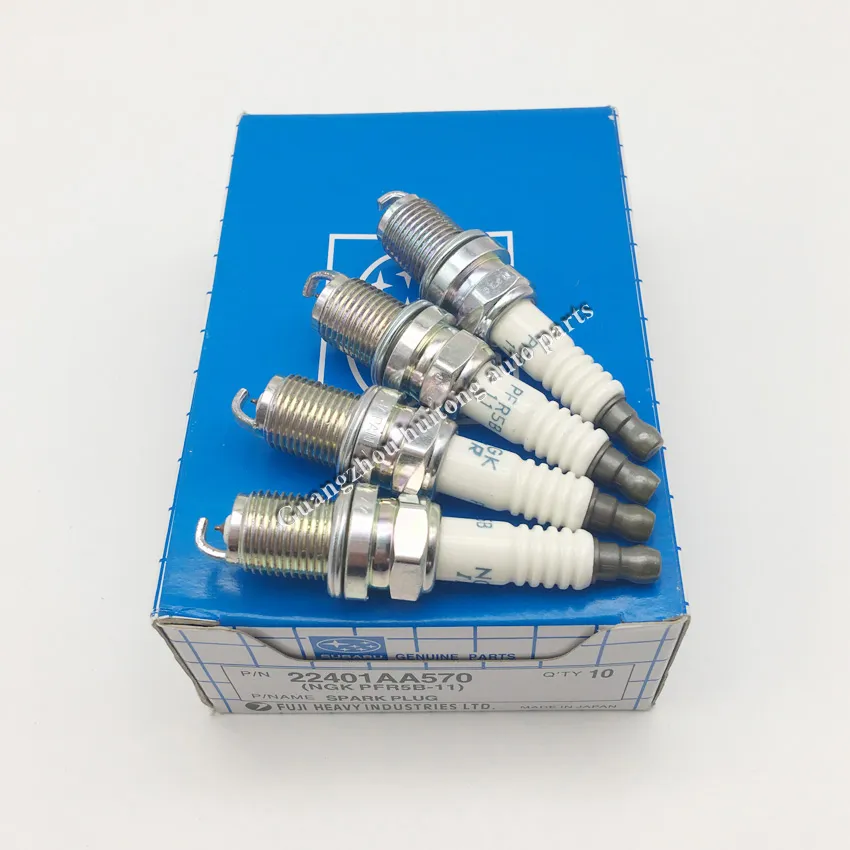 4x Iridium Spark Plug 22401 AA570 PFR5B 11 For Subaru Forester Impreza ...