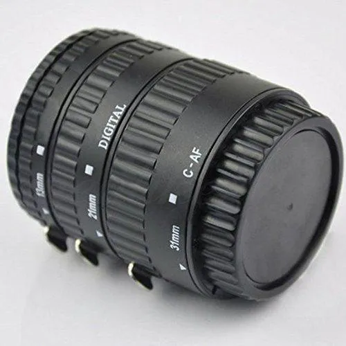 AF Macro Extension Tube Set for DSLR Cameras - Auto Focus Macro ...
