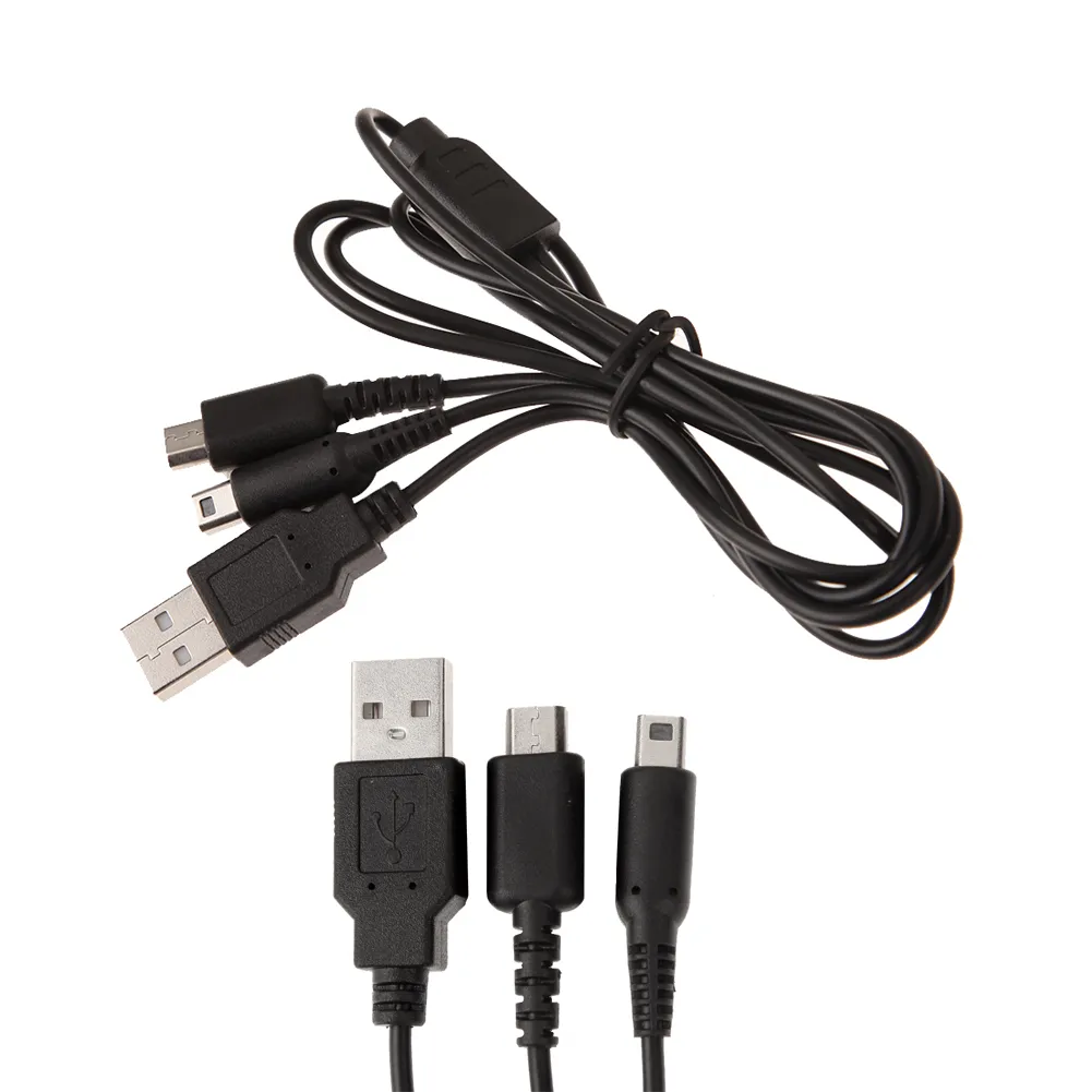 2-in-1 USB Charger Cable for Handheld Game Consoles - Fast Charging ...