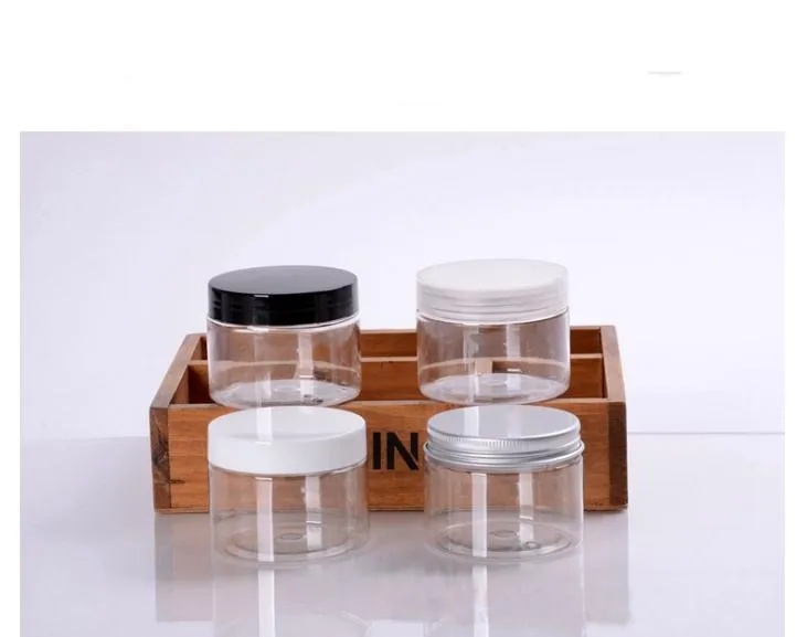 Premium Cosmetic Cream Jar Set: 50G 100G 250G Plastic Containers with ...